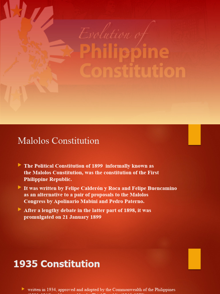 Evolution of The Philippine Constitution - LNK | PDF | Governance ...