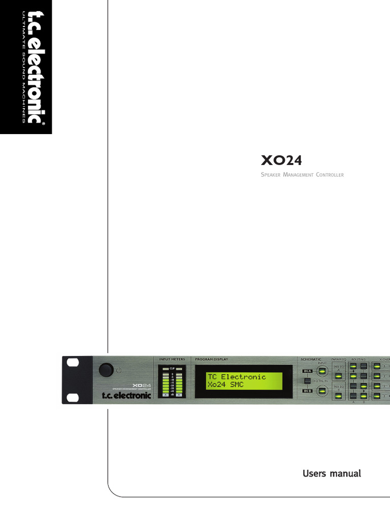 Manual de Usuario TC Electronic XO24 | Download Free PDF | Ac Power Plugs And Sockets ...