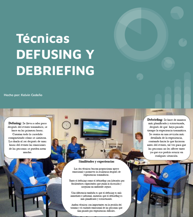 Defusing y Debriefing | PDF | Trauma psicólogico | Sicología