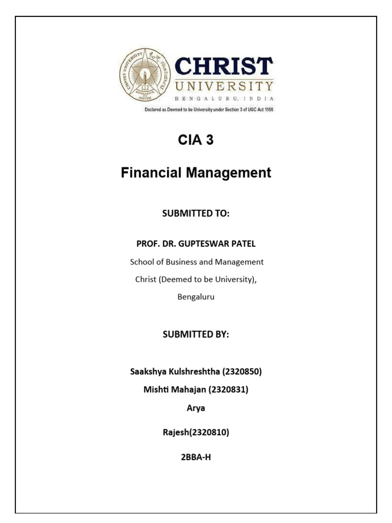 Titan Company Financial Analysis 2023 | PDF | Cost Of Capital | Capital ...