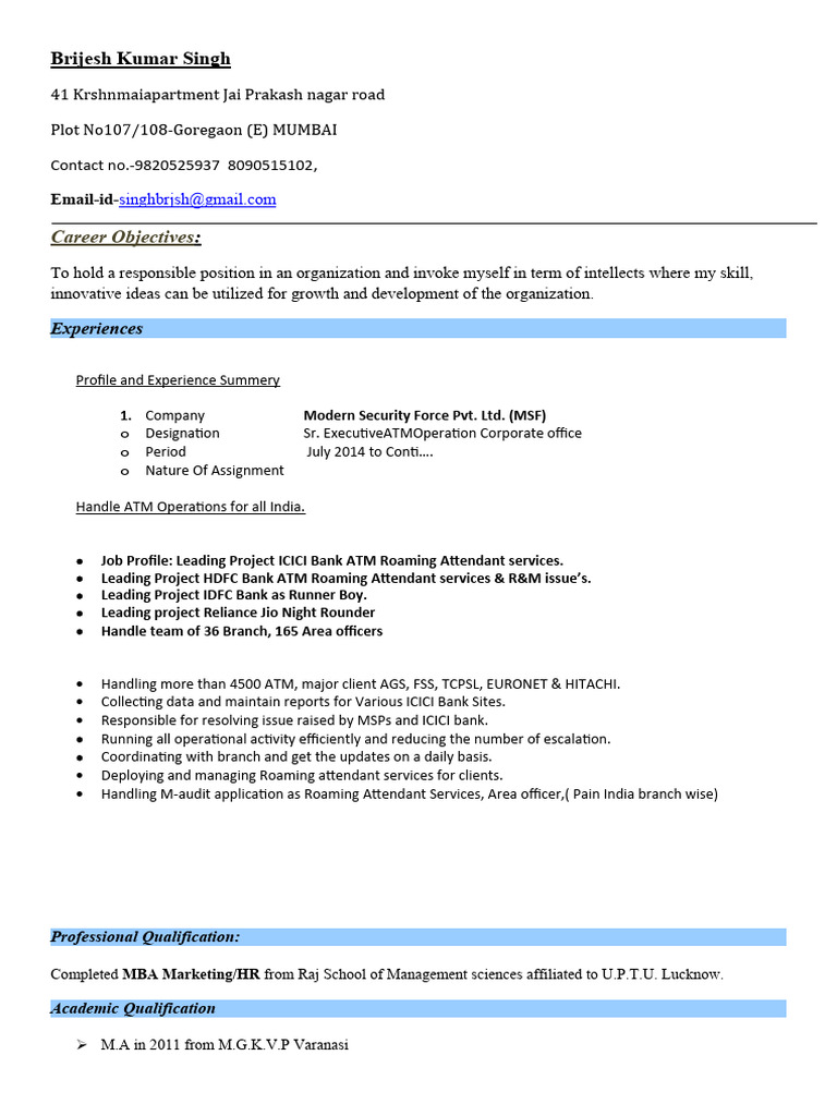 Brijesh Kumar Singh | PDF | Computing