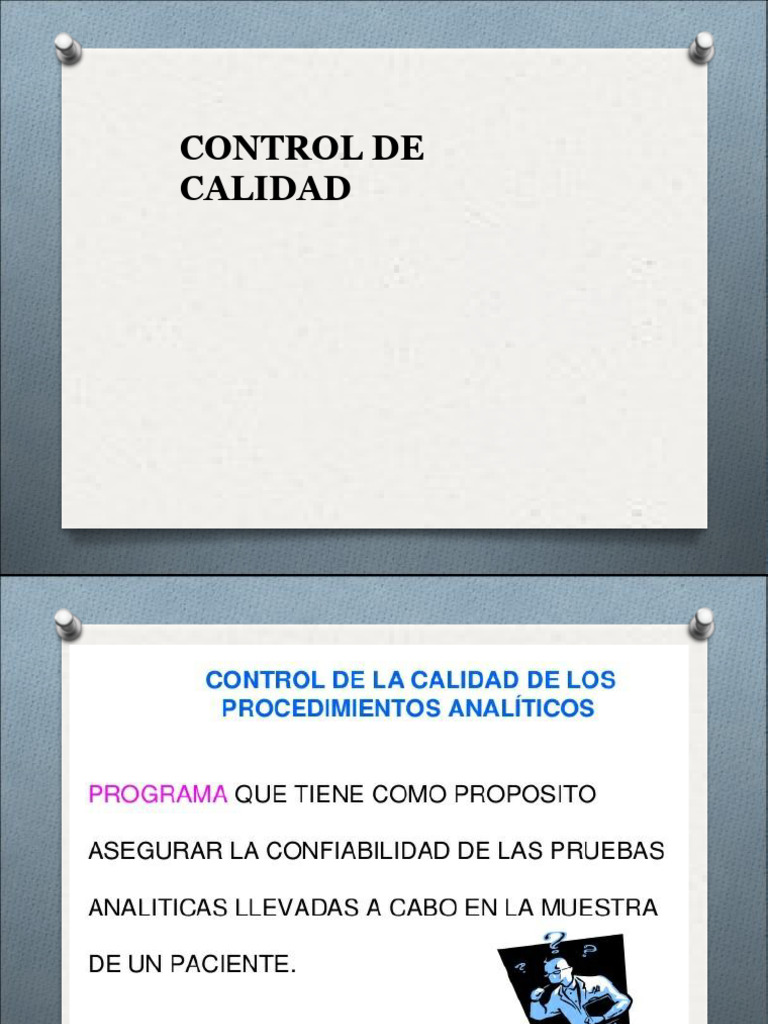 Tema 2 Control De Calidad Pdf Six Sigma
