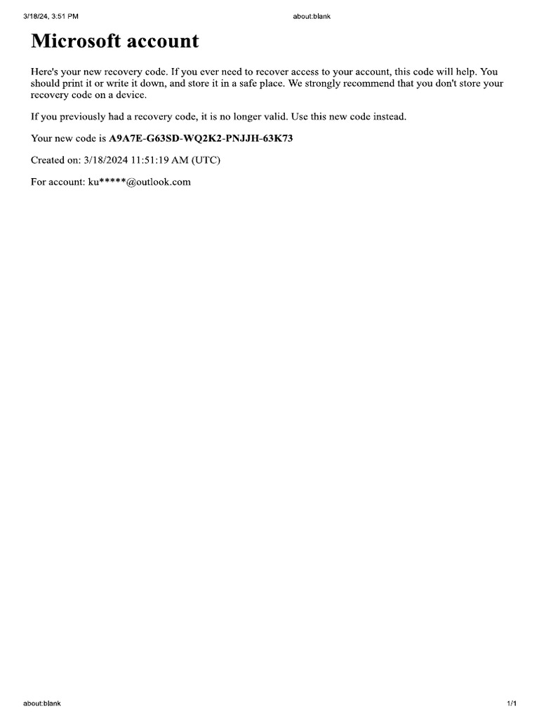 Microsoft Email Key | PDF