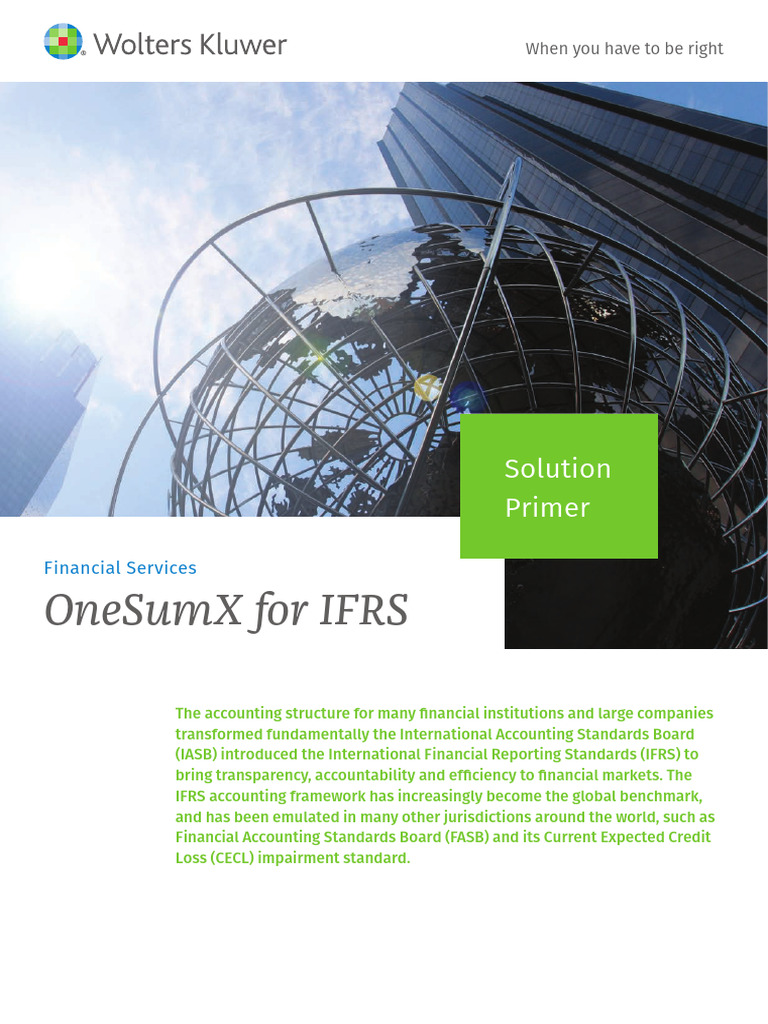 Wolters Kluwer Onesumx Ifrs Solution Primer | PDF | International ...