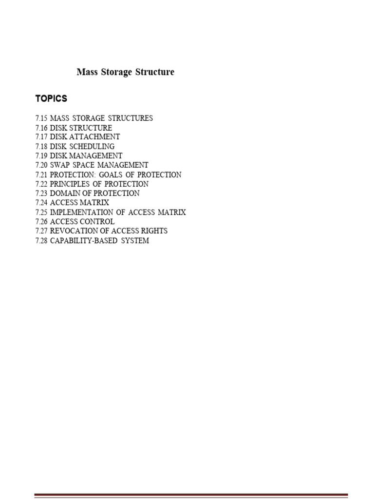 Os Module 5 Mass Storage | PDF | Computer Data Storage | Floppy Disk