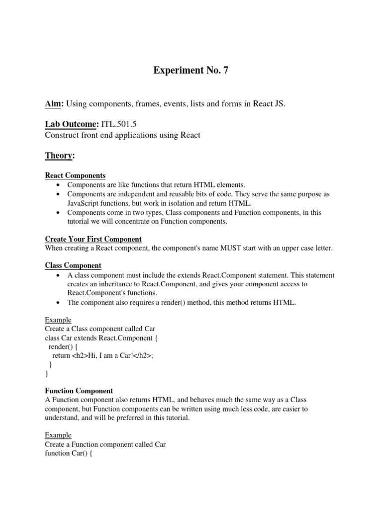 Exp 7 | PDF | Computer Programming | Software