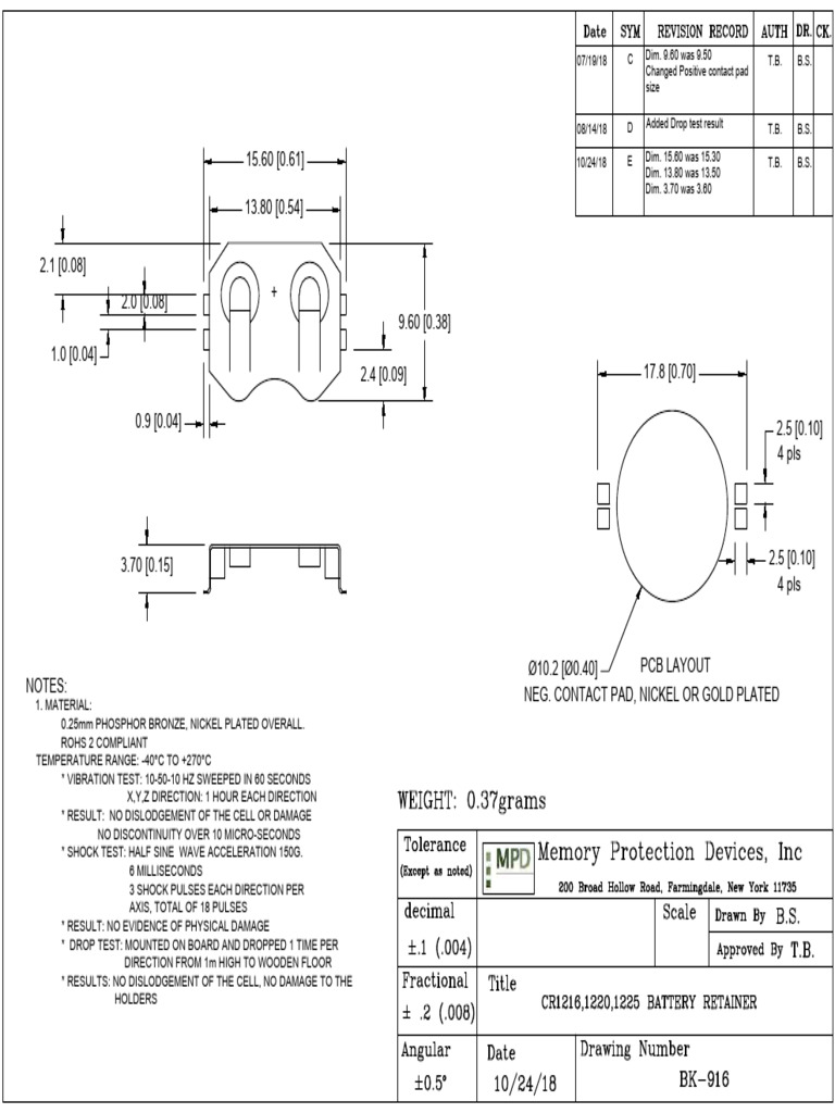 BK 916 TR Datasheet | PDF