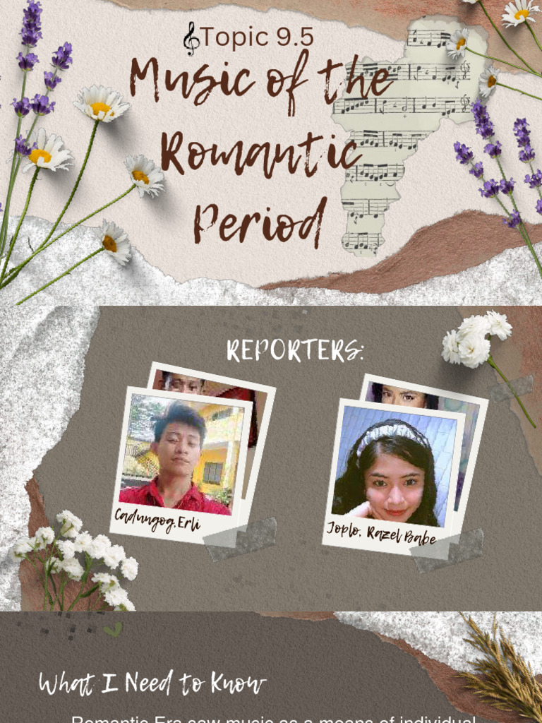 Music of The Romantic Period | PDF | Frédéric Chopin | Franz Liszt