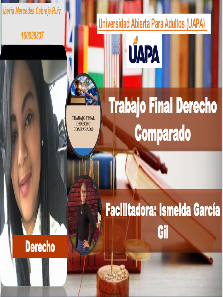 Trabajo Final Derecho Comparado1 Iberia Cabreja | PDF | Ley comparativa ...