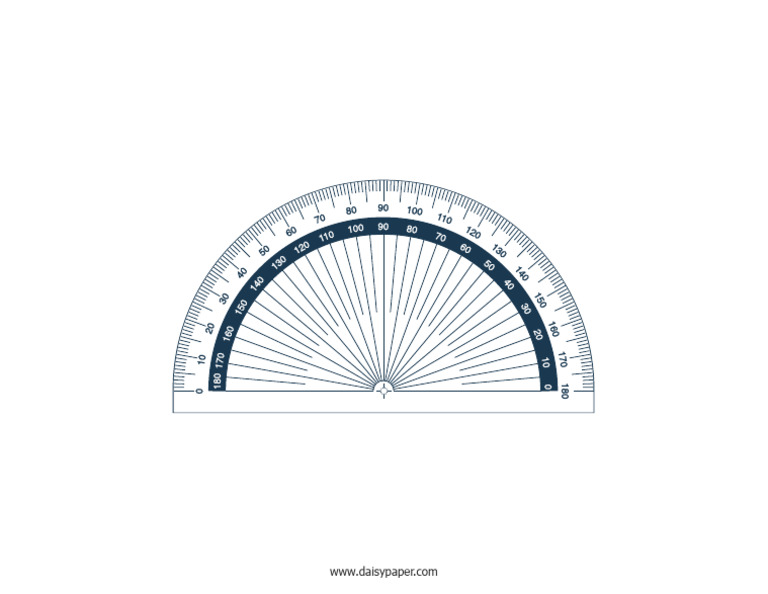Printable Protractor PDF | PDF