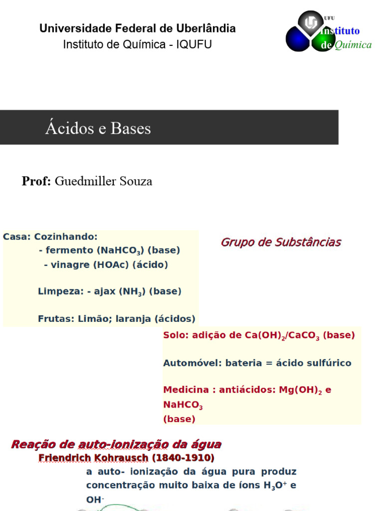 Acid Ose Bases | PDF | Ácido | Ph