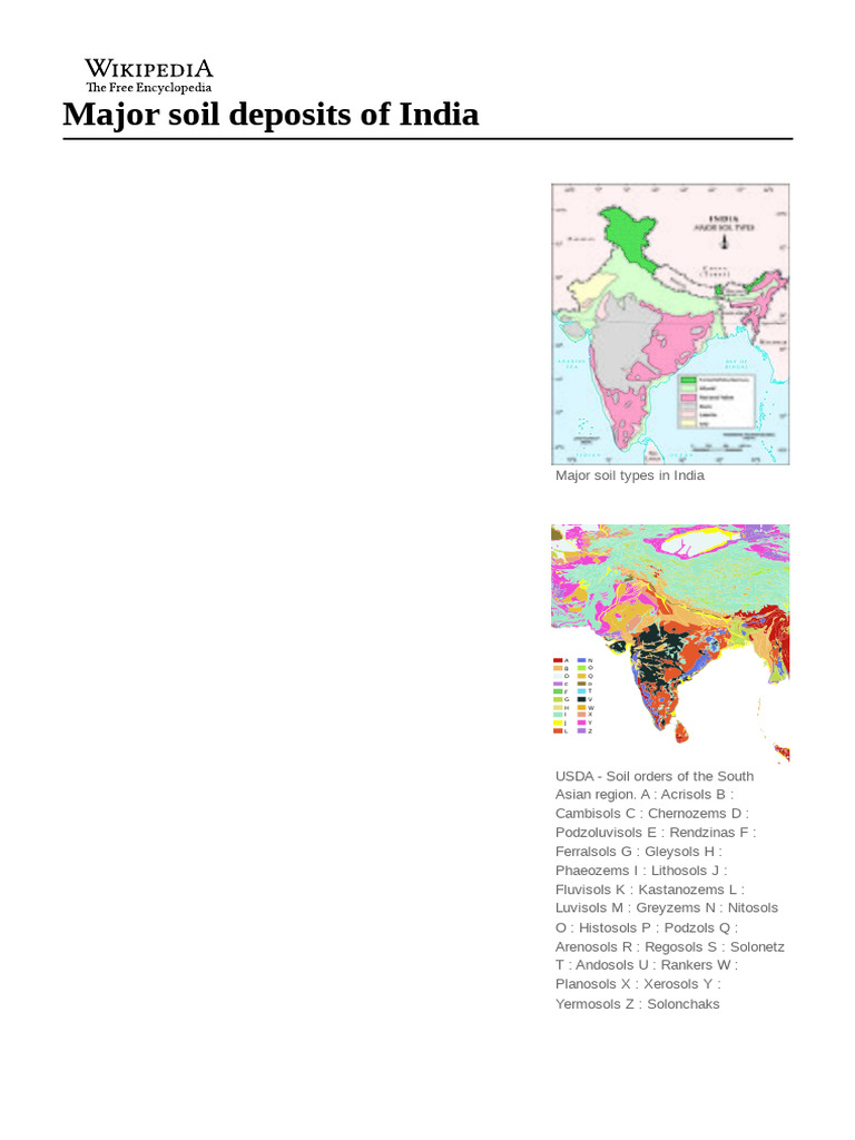 Major Soil Types of India Explained | PDF | Soil | Desert