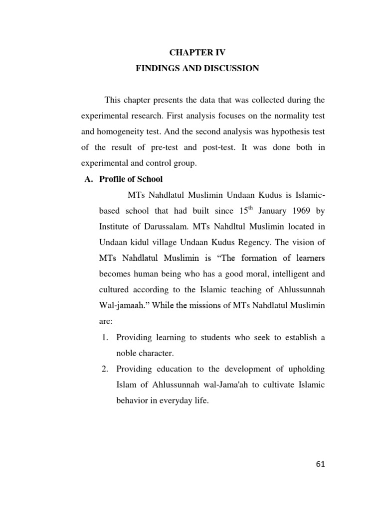Chapter IV | PDF | Experiment | Scientific Method