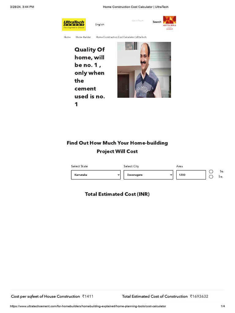 Home Construction Cost Estimator | PDF