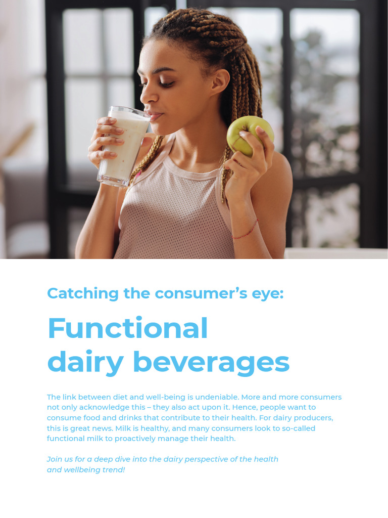 Functional Dairy Beverages | PDF | Milk | Nutrients