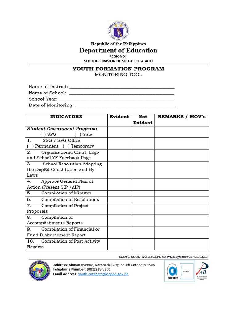 Yf Monitoring Tool | PDF | Natural Environment