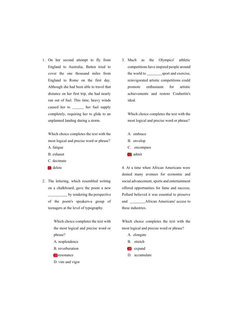 DSAT English 2-Module Test 9-2 | PDF | Methicillin Resistant ...