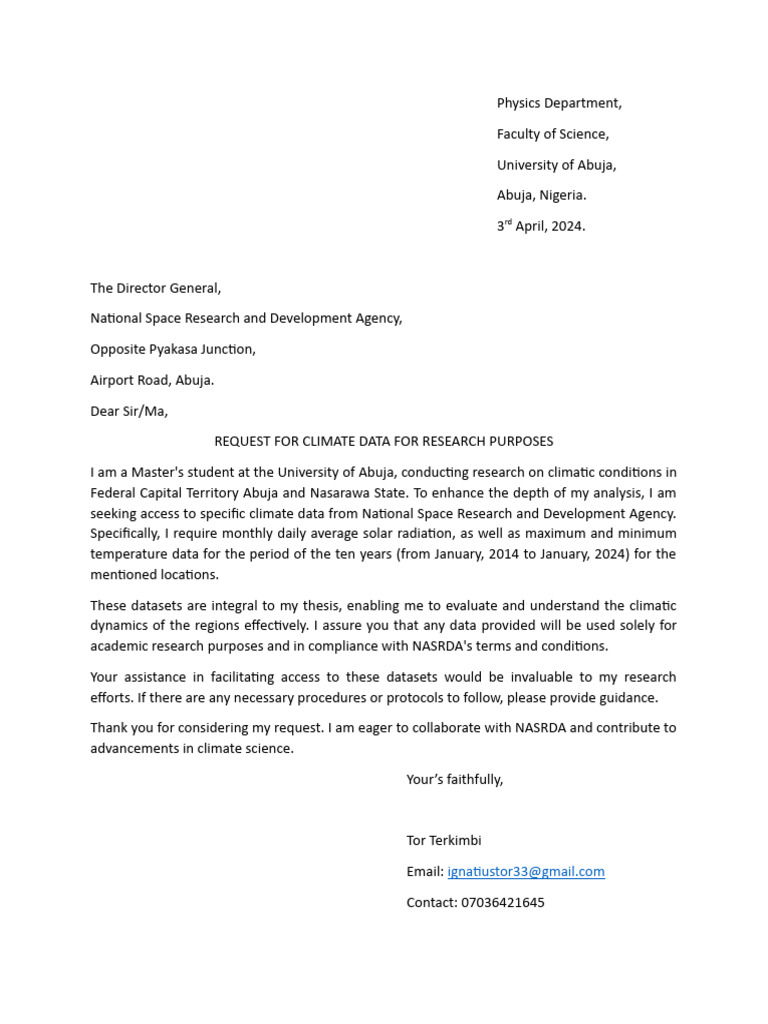 Data Request NARSDA | PDF