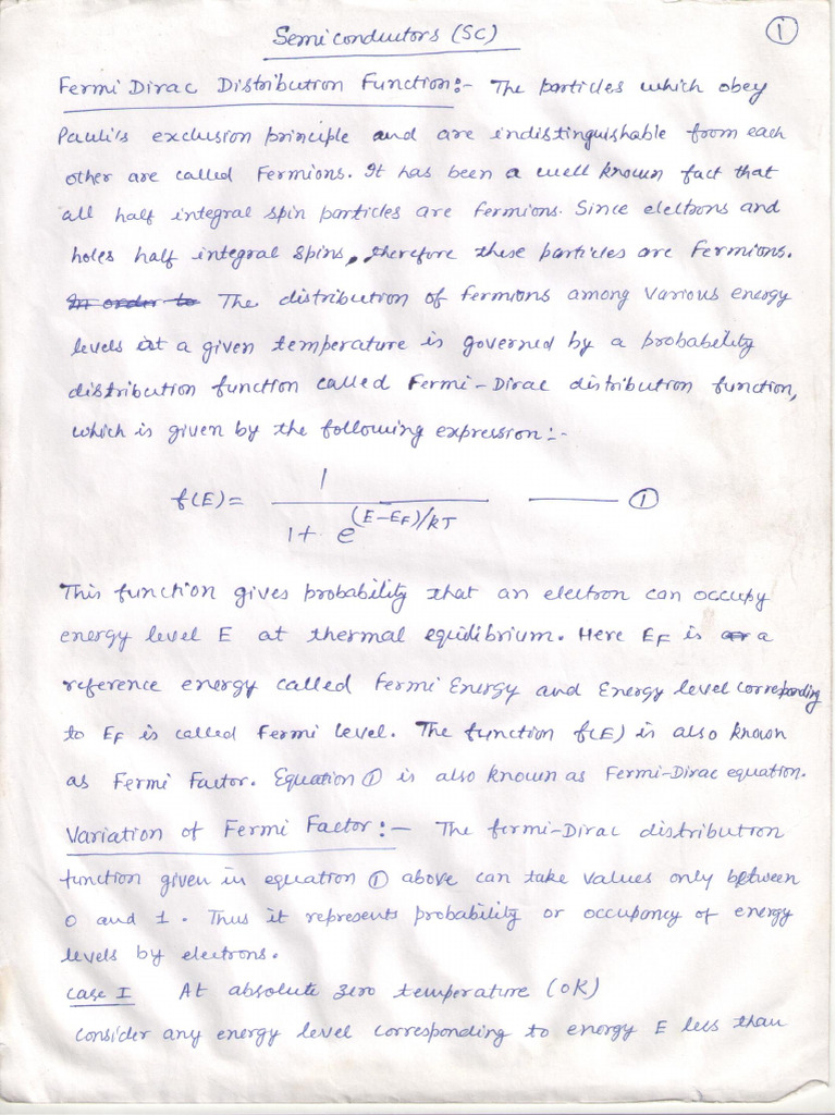 Semiconductor Notes Full (RS) - 0 | PDF