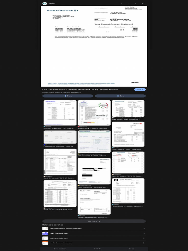 Notice of Assessment Ireland Scribd Google Search | PDF