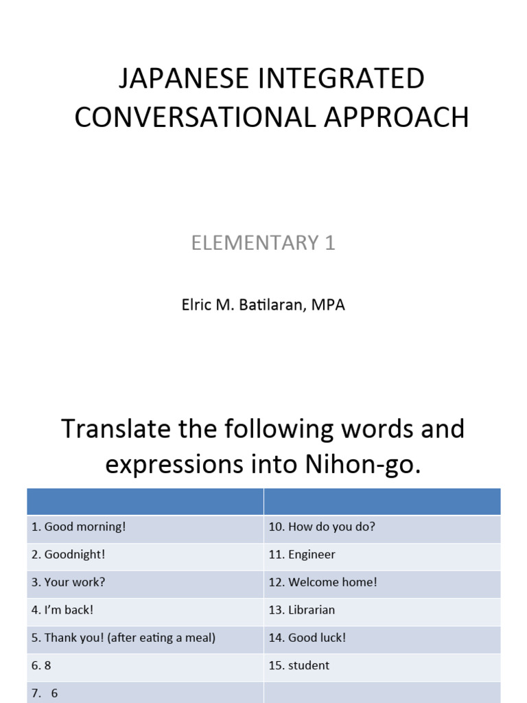 Japanese 1 Student | Download Free PDF | Japanese Language | Meat