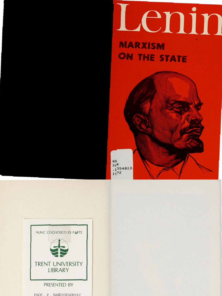 V.I. Lenin - Marxism On The State - Preparatory Material For The Book ...