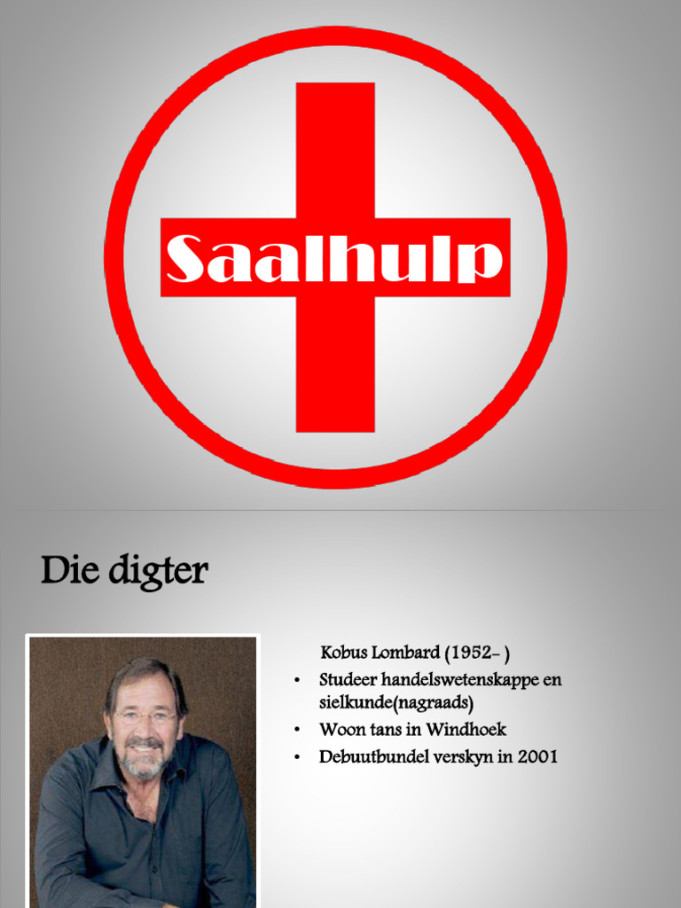 Saalhulp Ontleding en Vrae | PDF