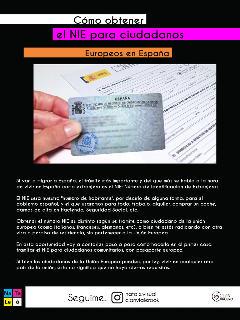 GUIA NIE | PDF | Seguro | España