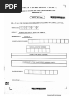 CSEC HSB June 2021 Paper 1 | PDF