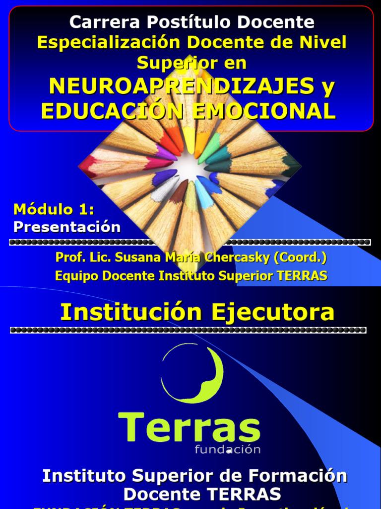 NEUROAPRENDIZAJE Modulo1 Presentacion | PDF | Aprendizaje | Enseñando