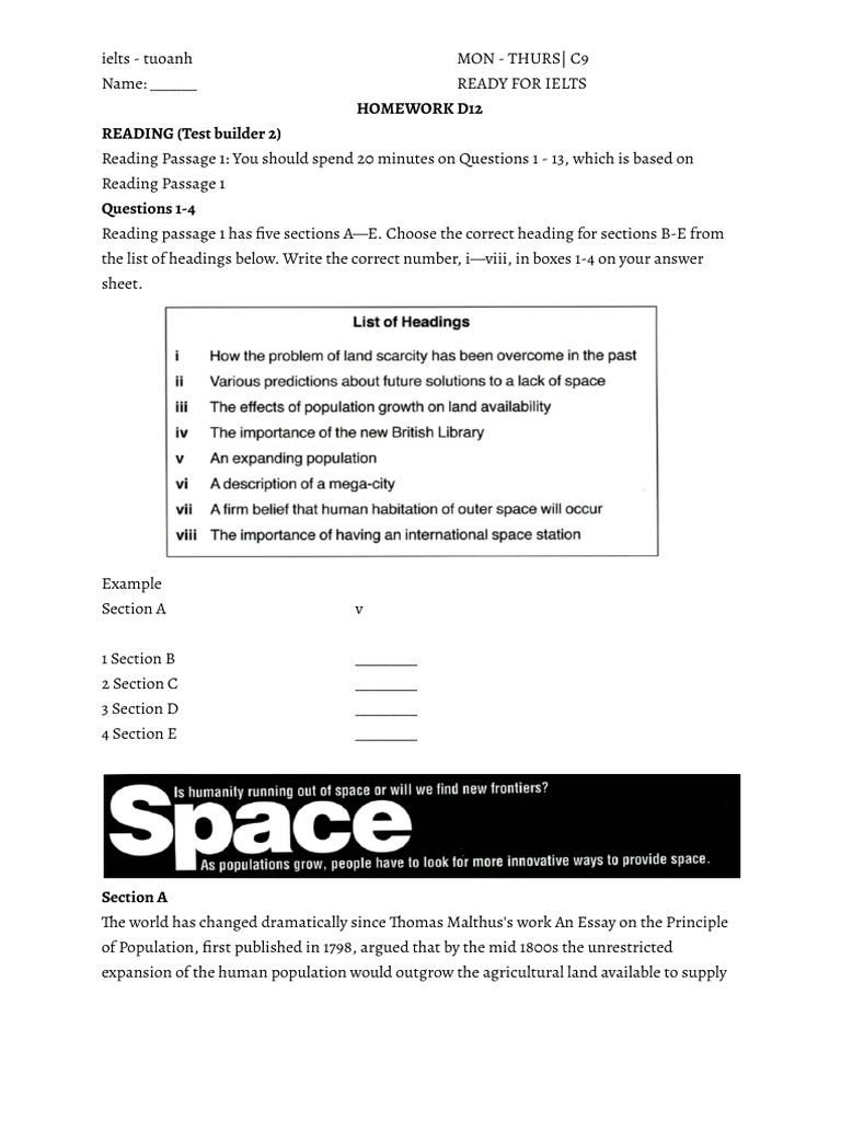 Homework d12 | PDF | Planets | Solar System