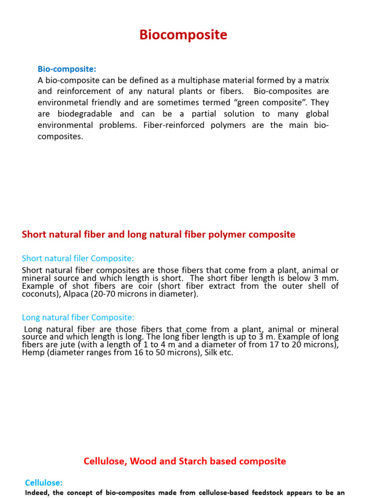 02 Bio Composite | PDF | Composite Material | Fibers