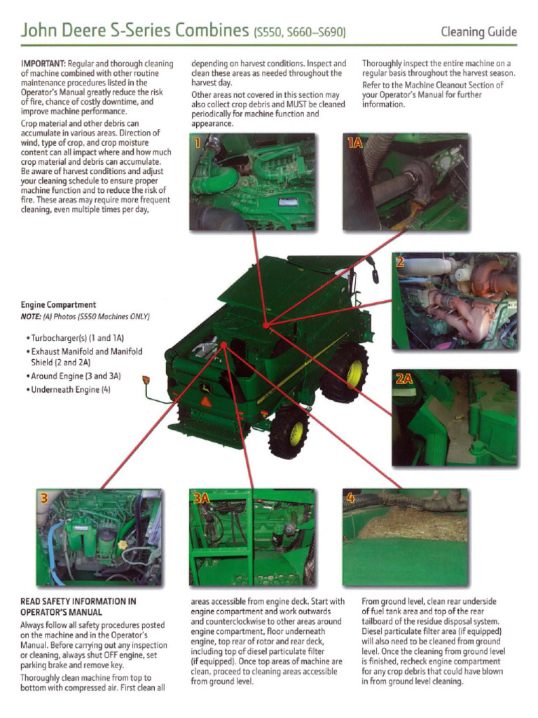 S-Series Combines - Cleaning Guide | PDF