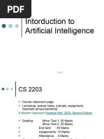 Lecture 01 - Introduction | PDF | Artificial Intelligence | Intelligence (AI) & Semantics