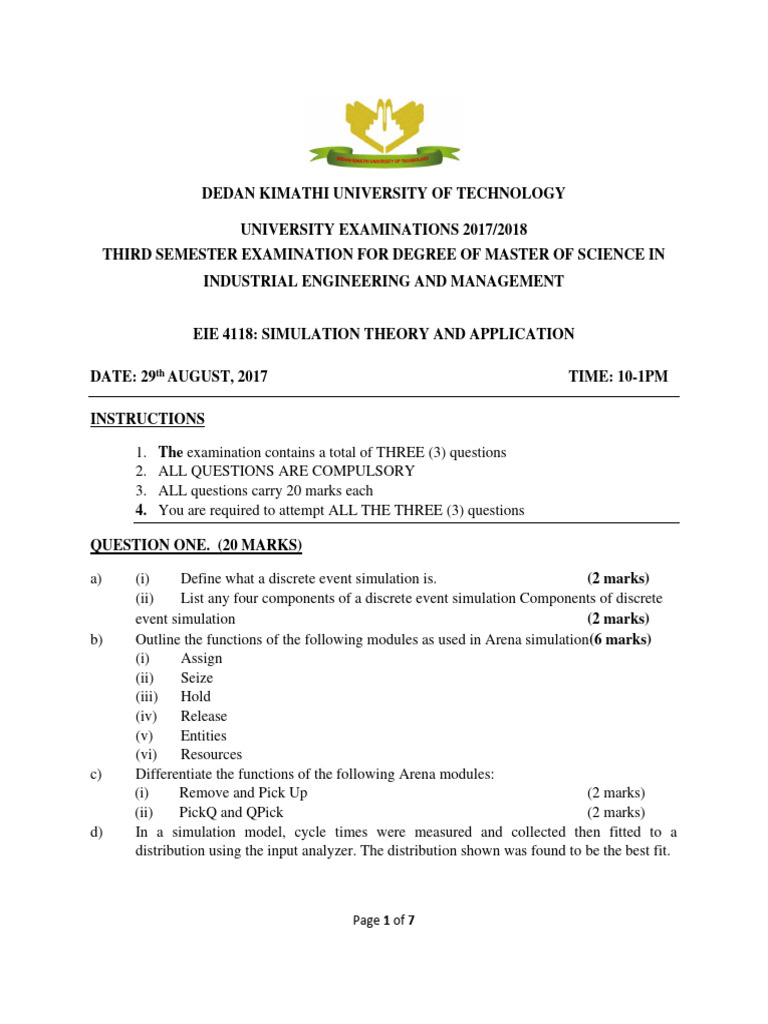 Y1S2 Past Papers | PDF | Reliability Engineering | Statistics