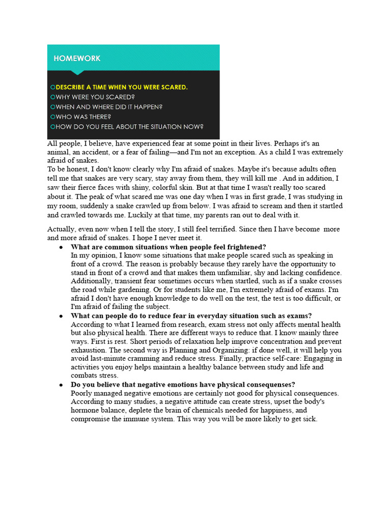 Speaking Fear Pdf Fear Stress Biology