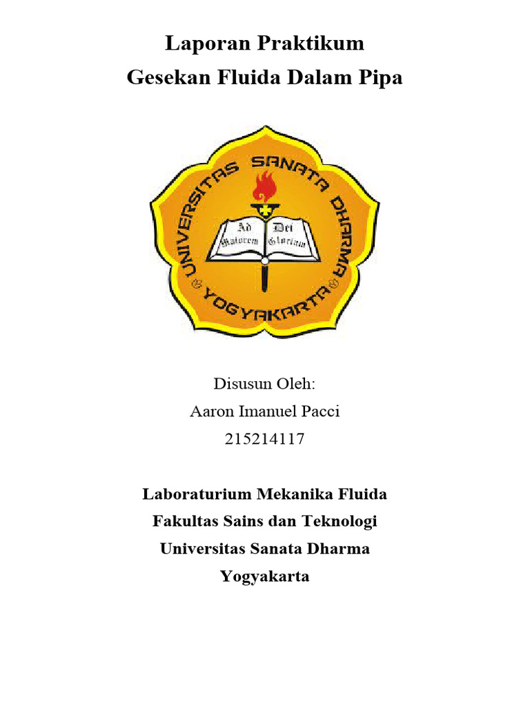 Gesekan Fluida dalam Pipa: Analisis Praktikum | PDF
