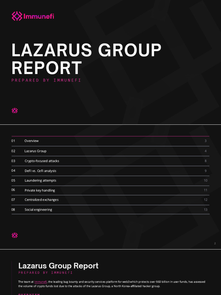 Immunefi Lazarus Group Report | PDF | Security | Computer Security