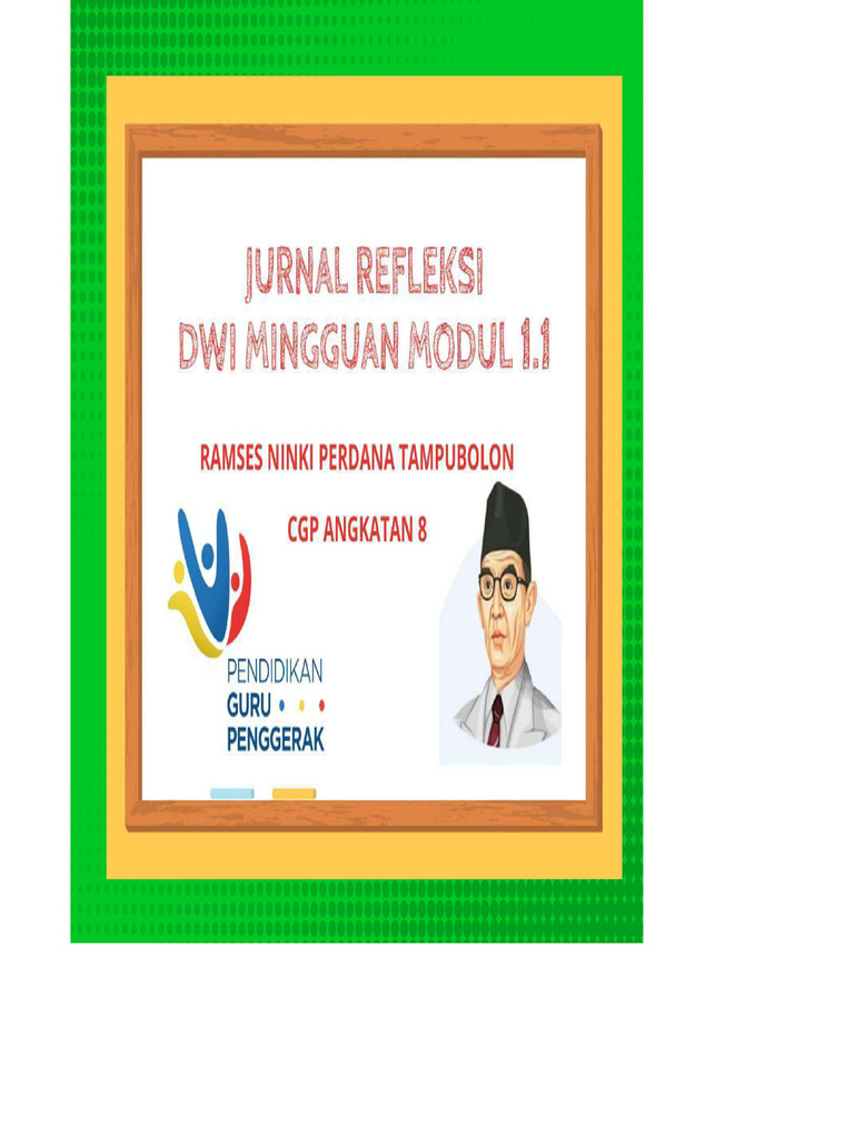 Modul Jurnal Reflekasi Dwi Mingguan | PDF