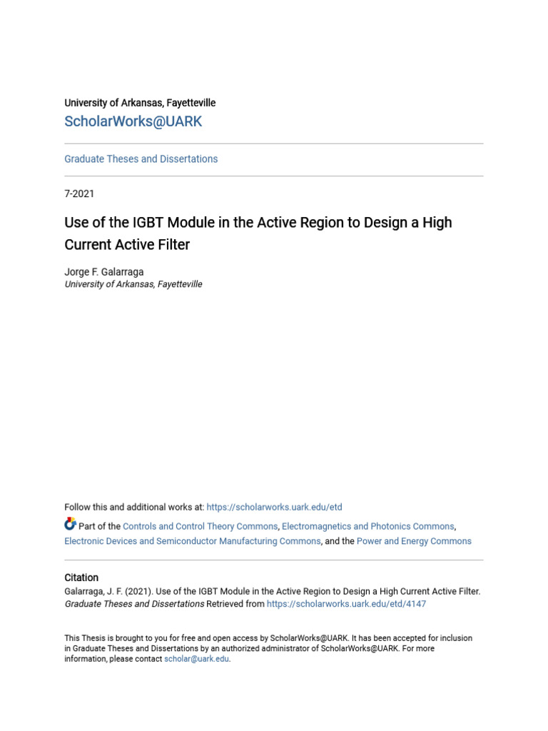 IGBT-Based High Current Active Filter Design | PDF | Rectifier ...