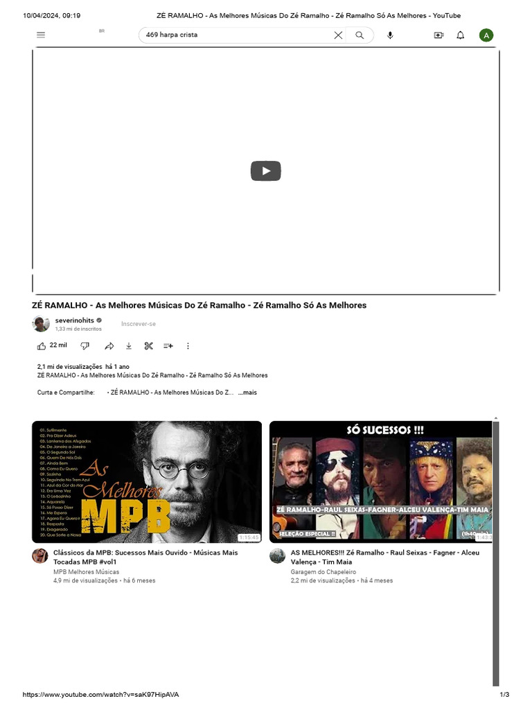 Melhores Músicas de Zé Ramalho | PDF | Músicos