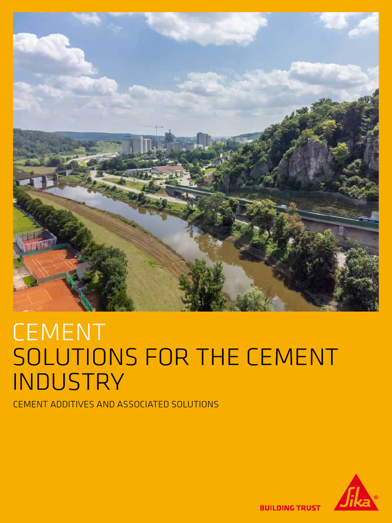 Sika Solutions For Cement Industry | PDF | Cement | Mill (Grinding)