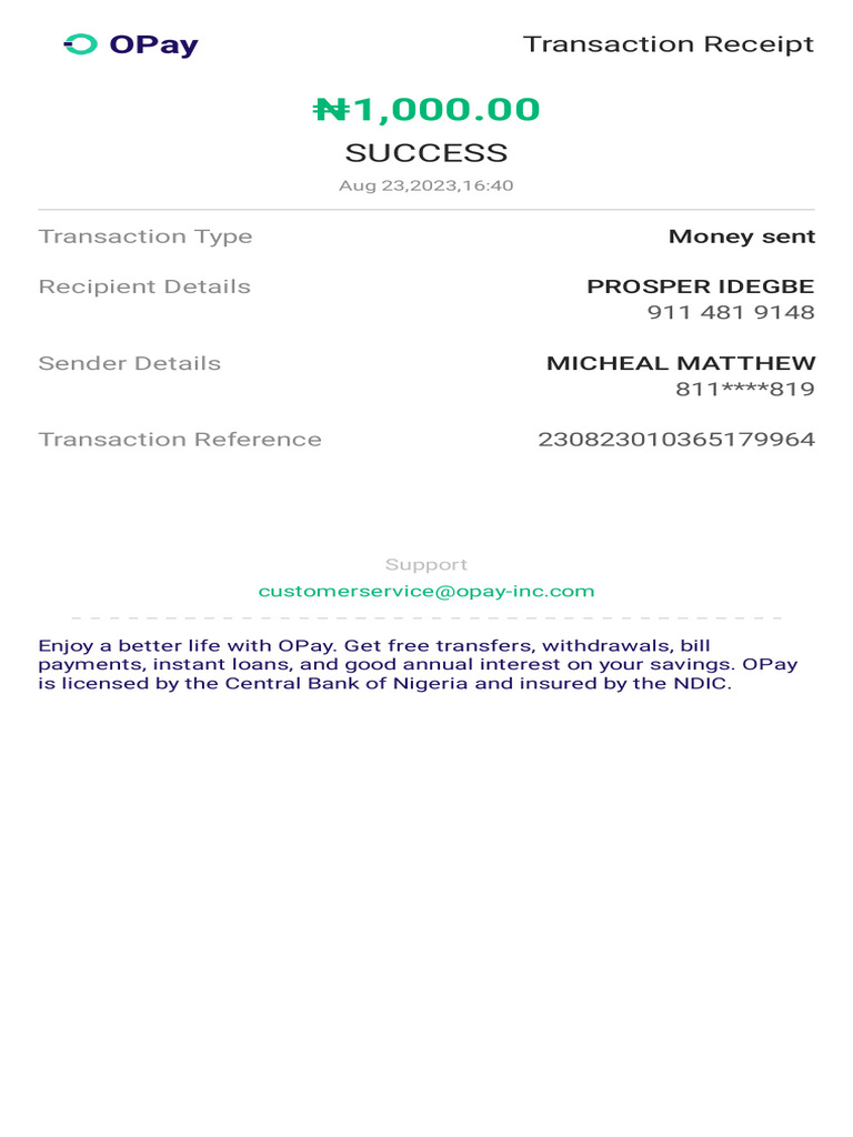 Money Sent-230823010365179964 | PDF