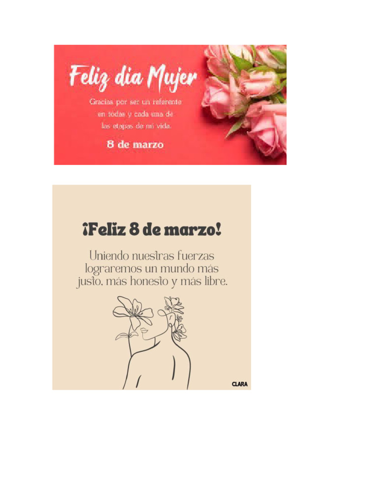 Dia De La Mujer Pdf