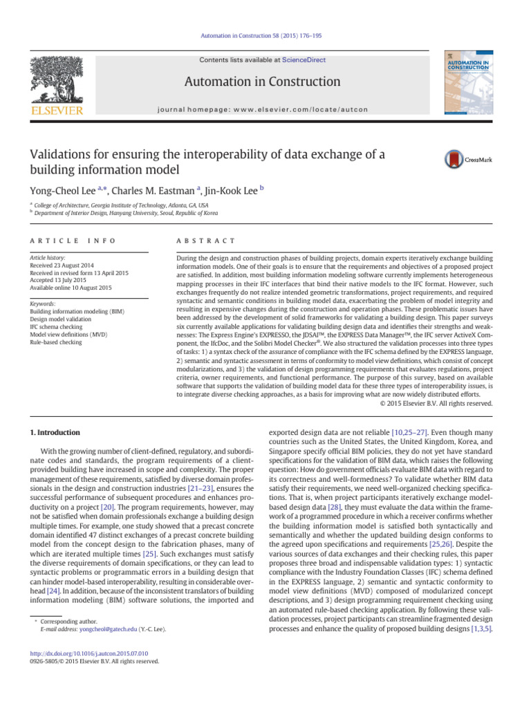 Validations For Ensuring The Interoperability of Data Exchange of ...