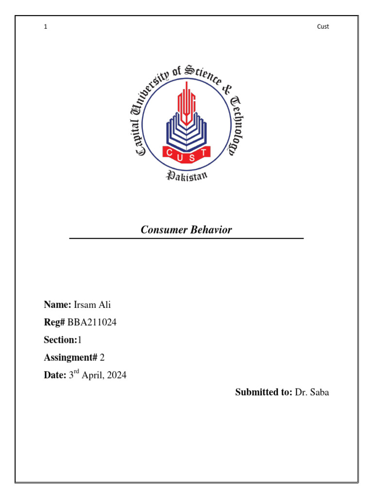 Consumer Behavior Assi 2 | PDF | Empathy | Hope