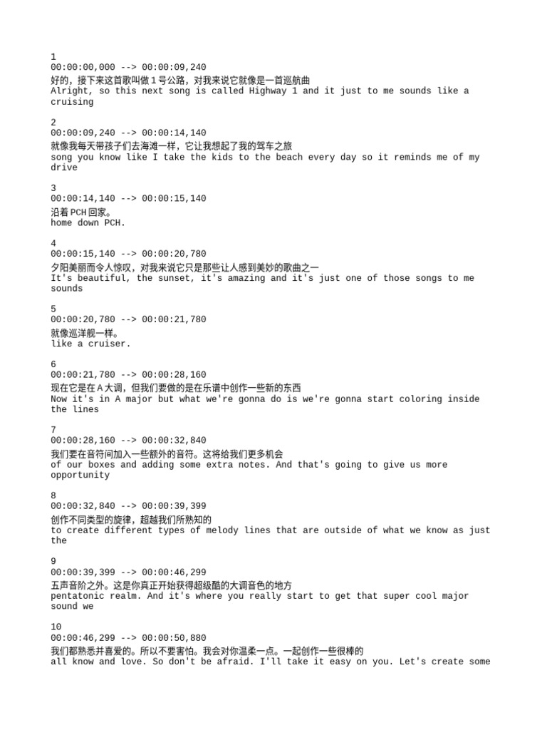 31 - 6.highway 1 - 1.highway - 1 - Intro - and - Break - Down | Download Free PDF | Elements Of ...