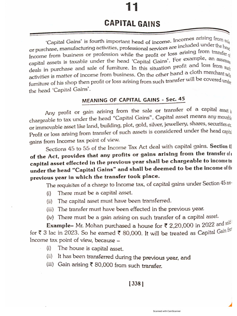 Capital Gain | PDF
