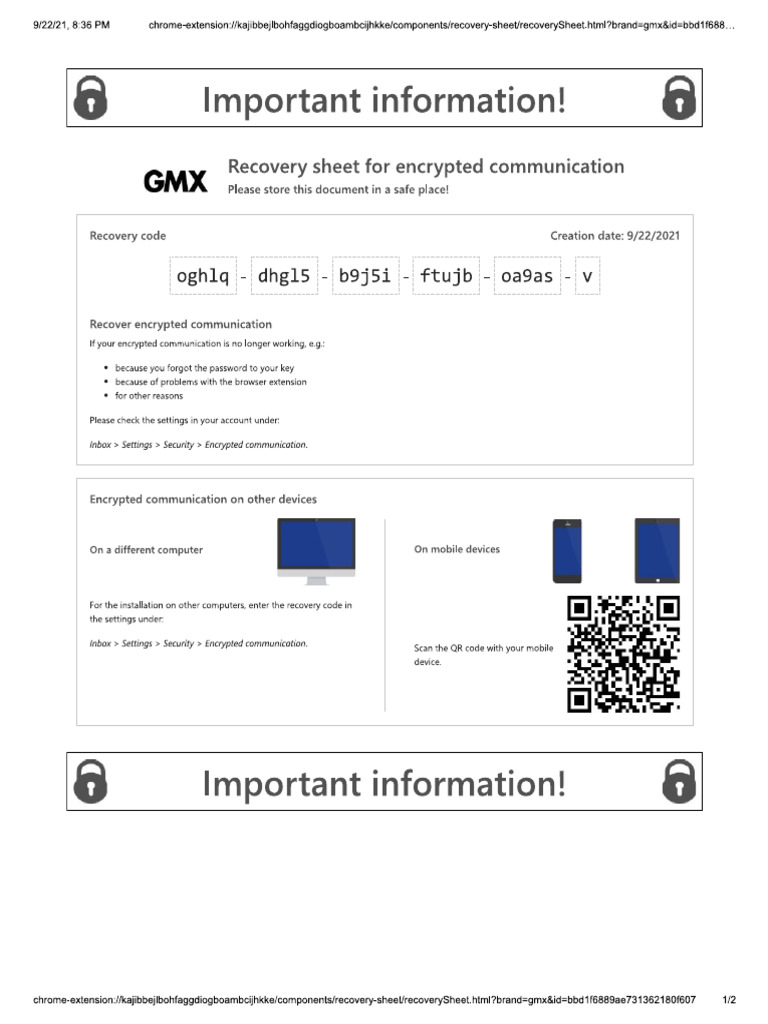 Chrome-Extension Kajibbejlbohfaggdiog... Brand Gmx&id Bbd1f6889ae731362180f607 | PDF