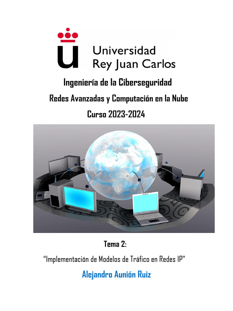 Tema 2 Implementación de Modelos de Tráfico en Redes IP | PDF | Protocolos de internet | Calidad ...